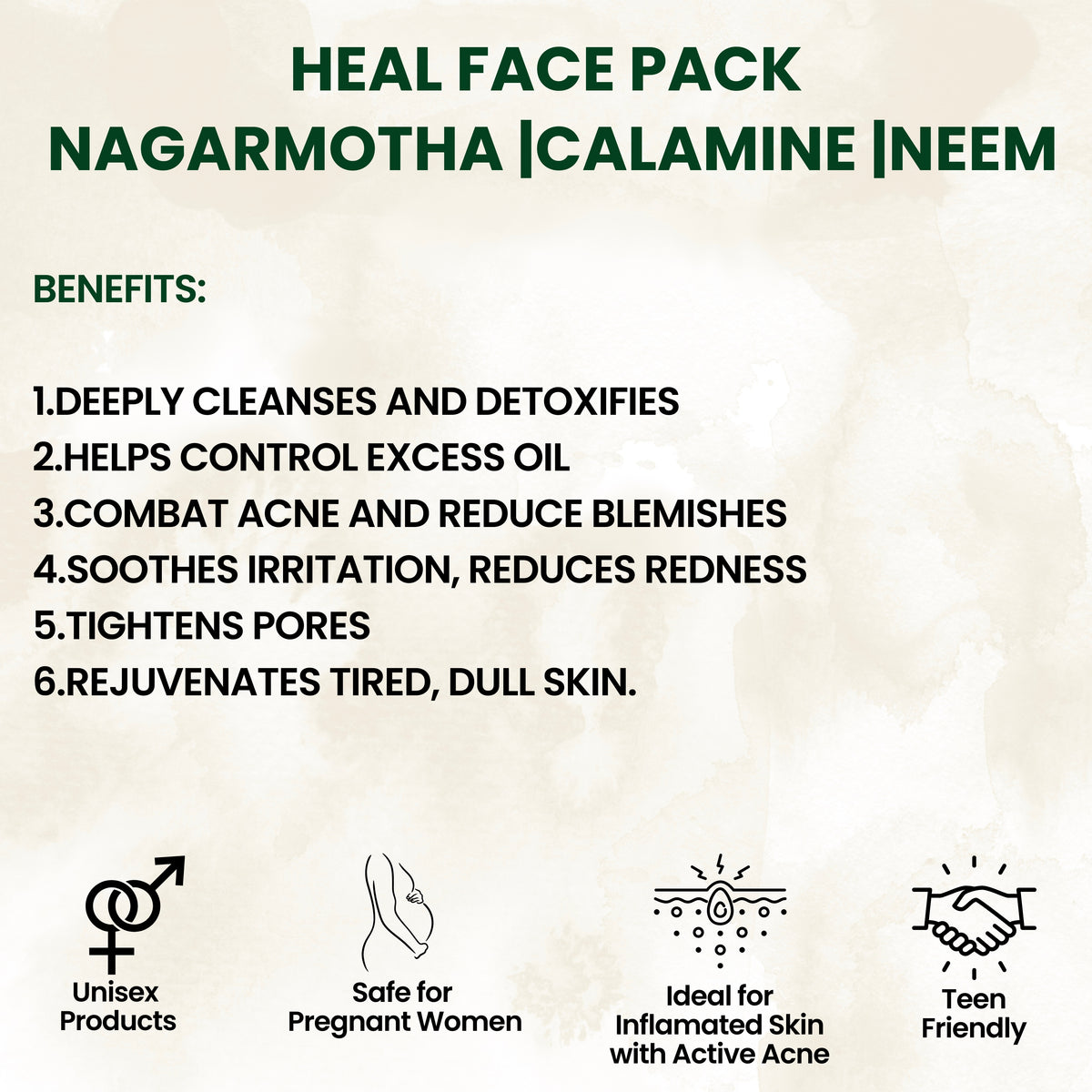 HEAL FACE PACK – The Green Loom